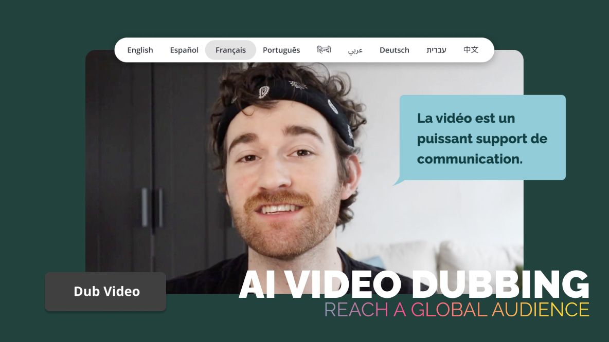 New in Kapwing: AI-Powered Dubbing & Translation