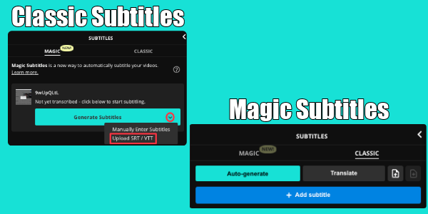 How to Use .SRT Files on Kapwing