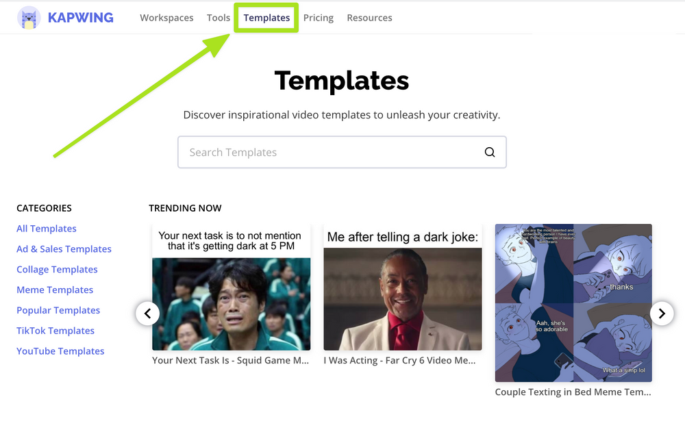 Kapwing November 2021 Release Notes