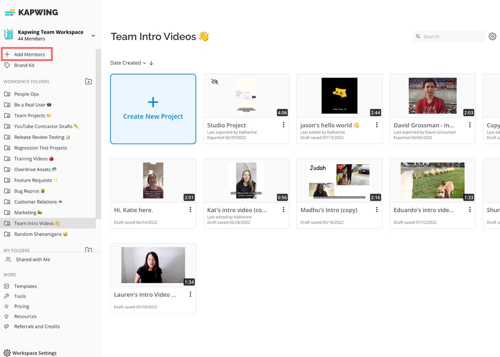 Getting Started with Kapwing for Teams