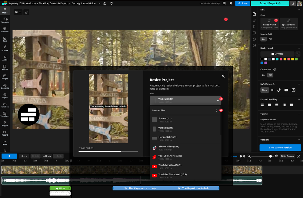 Getting Started with the Kapwing Studio