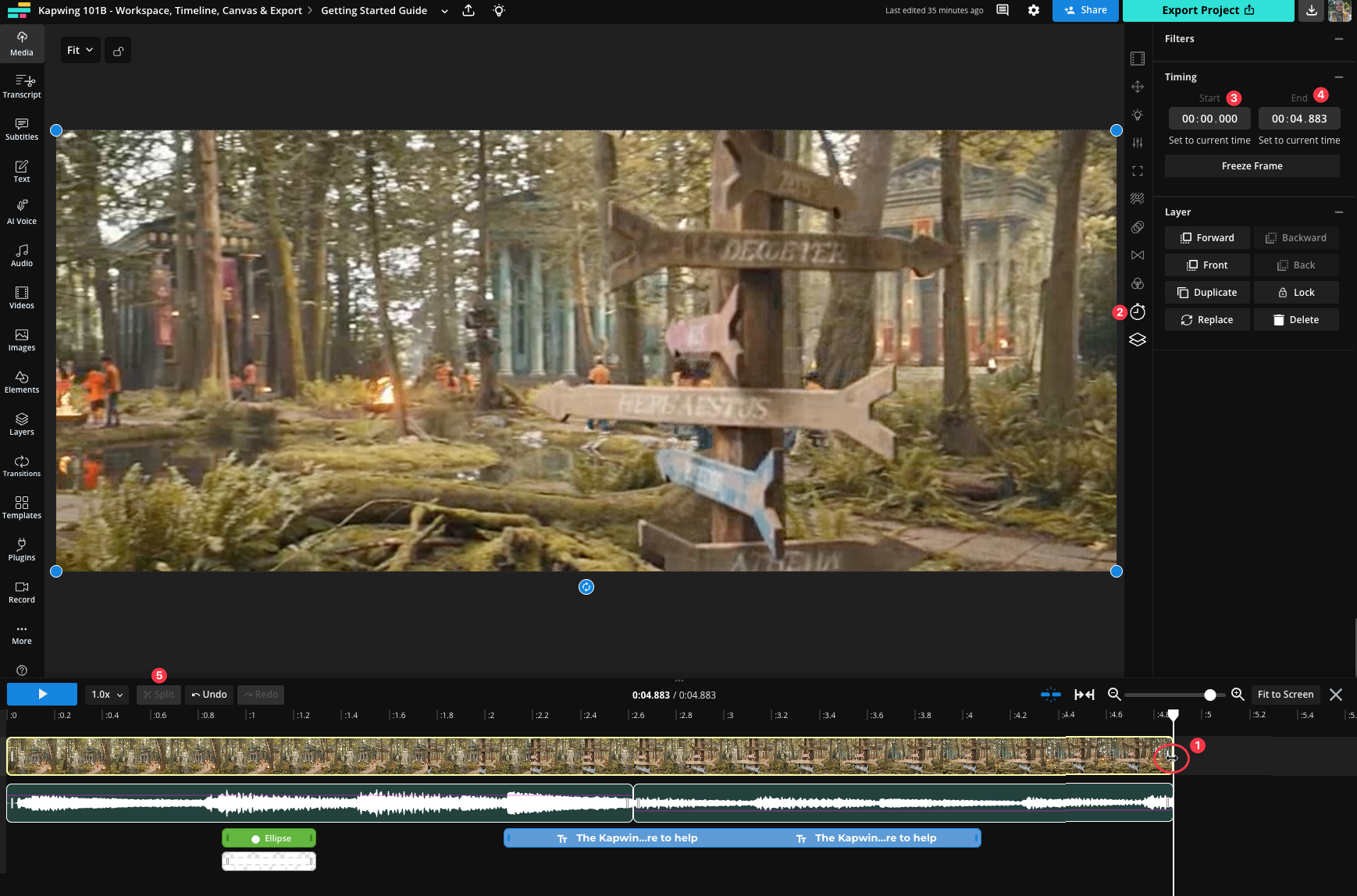 Getting Started with the Kapwing Studio