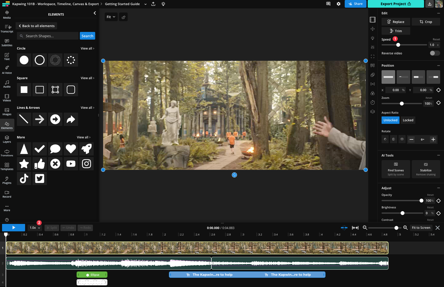 Getting Started with the Kapwing Studio