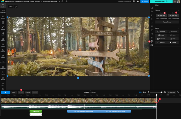 Getting Started with the Kapwing Studio