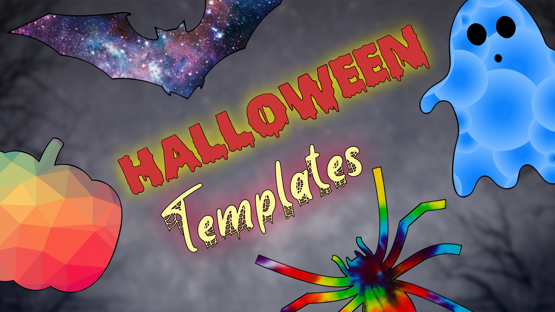 5 Printable Halloween Templates for 2020: Bat, Pumpkin, Spider, Ghost ...