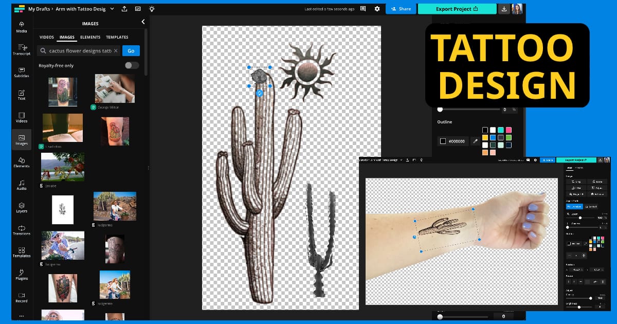 Software Design Your Own Tattoo Tattoo Simulator: Virtual Tattoo