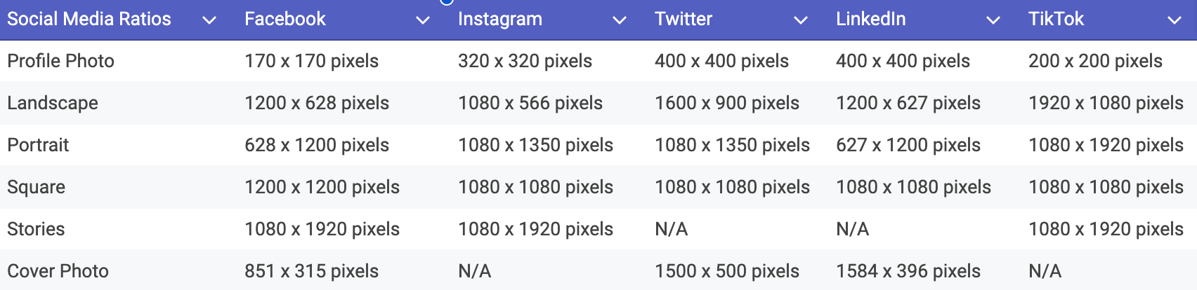 Social Media Image and Video Aspect Ratios — The 2024 Guide