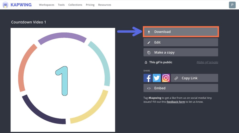 How to Make a Custom Countdown Video Online