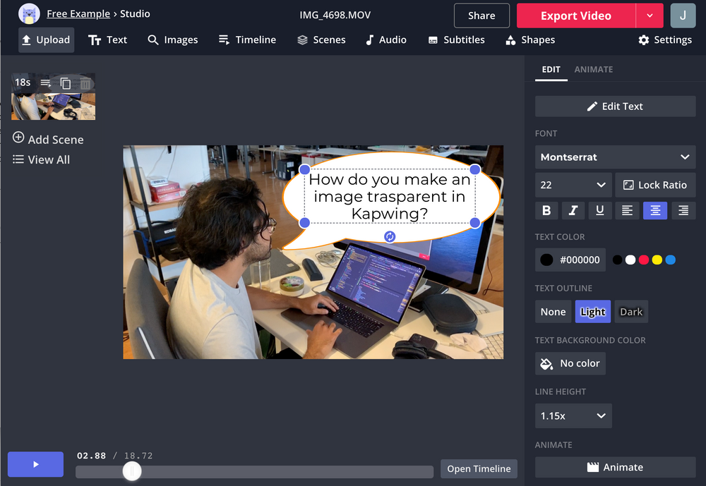 How to Add a Speech or Thought Bubble to a Photo or Video