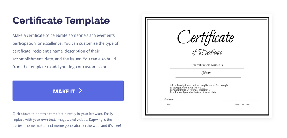 How to Make a Certificate for Any Occasion (Free Template)