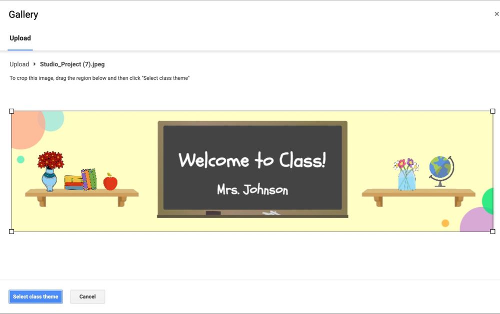 How to Make a Google Classroom Banner