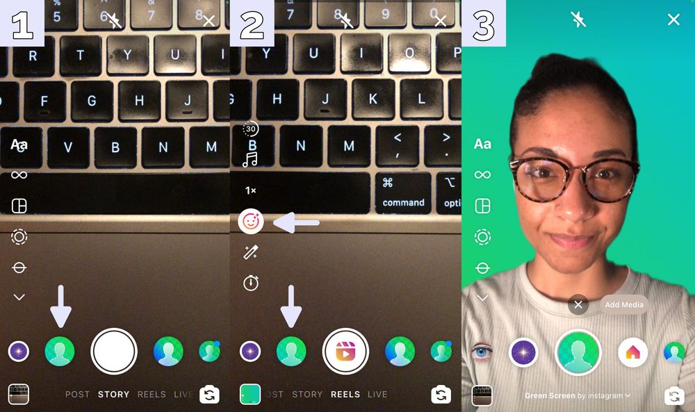 How to Use the Instagram Green Screen Effect