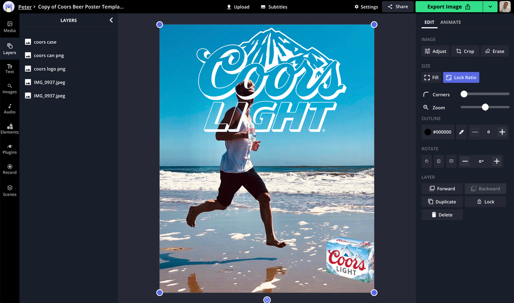 How to Do the Beer Poster Trend on TikTok (Templates Included)