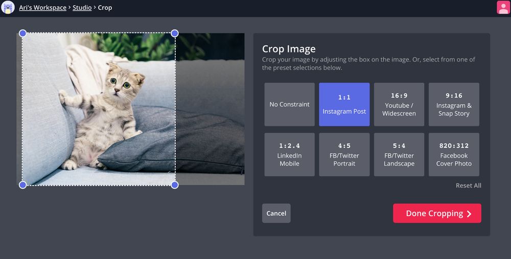 Instagram Profile Photo Size