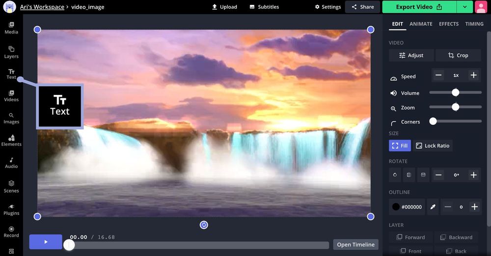 Moving Text: Add Animated Text to Video