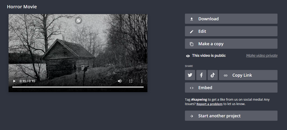 How to Make a Video Look and Sound Like a Horror Movie