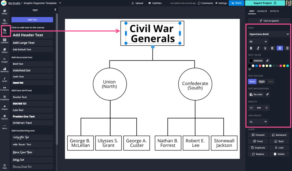 How to Make a Graphic Organizer Online (Template Included)