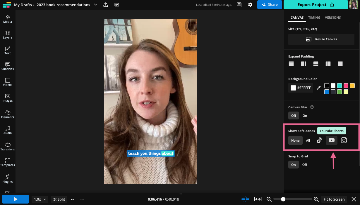 How to Add Auto-Captions to YouTube Shorts