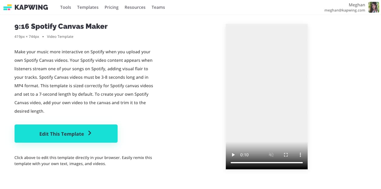 How to Make a Spotify Canvas Like a Pro