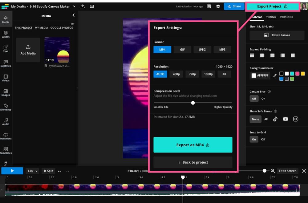 How to Make a Spotify Canvas Like a Pro
