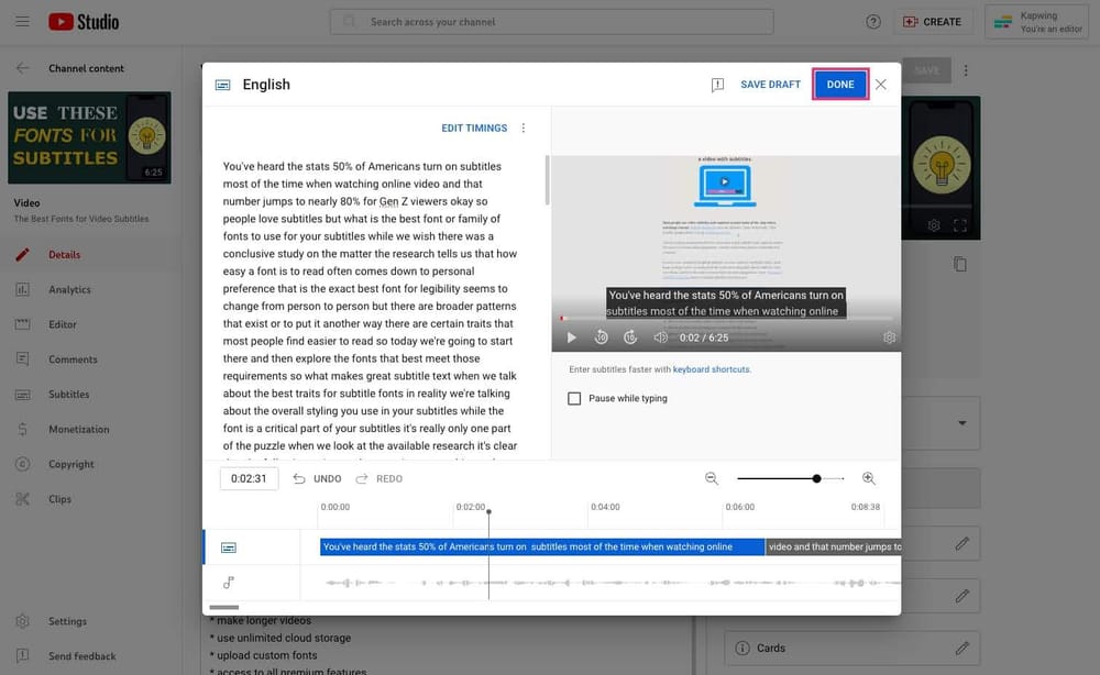 How to Add Subtitles to Any YouTube Video in 4 Easy Ways
