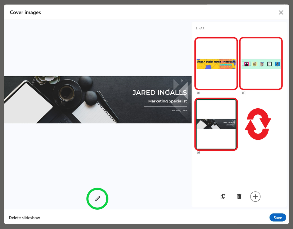 How to Change Your LinkedIn Banner or Add an Image Slideshow
