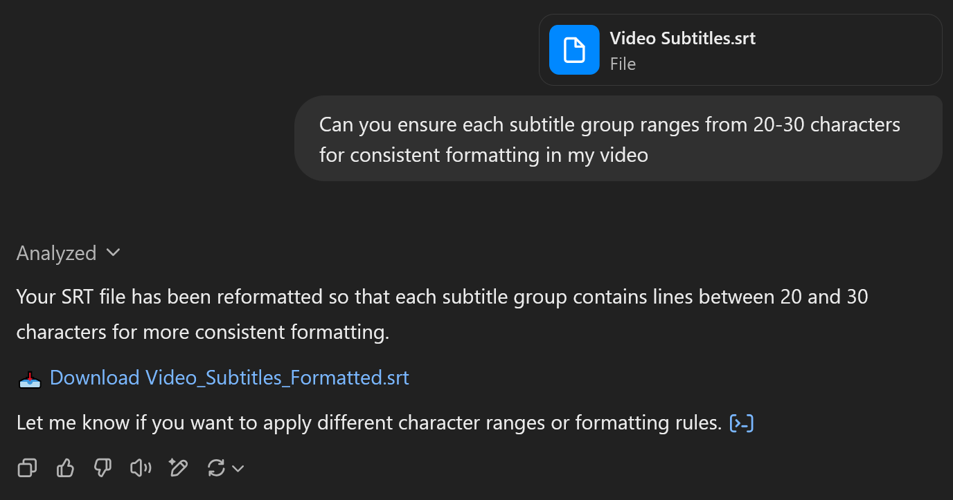 Using ChatGPT’s AI to Create, Edit, and Translate Subtitles