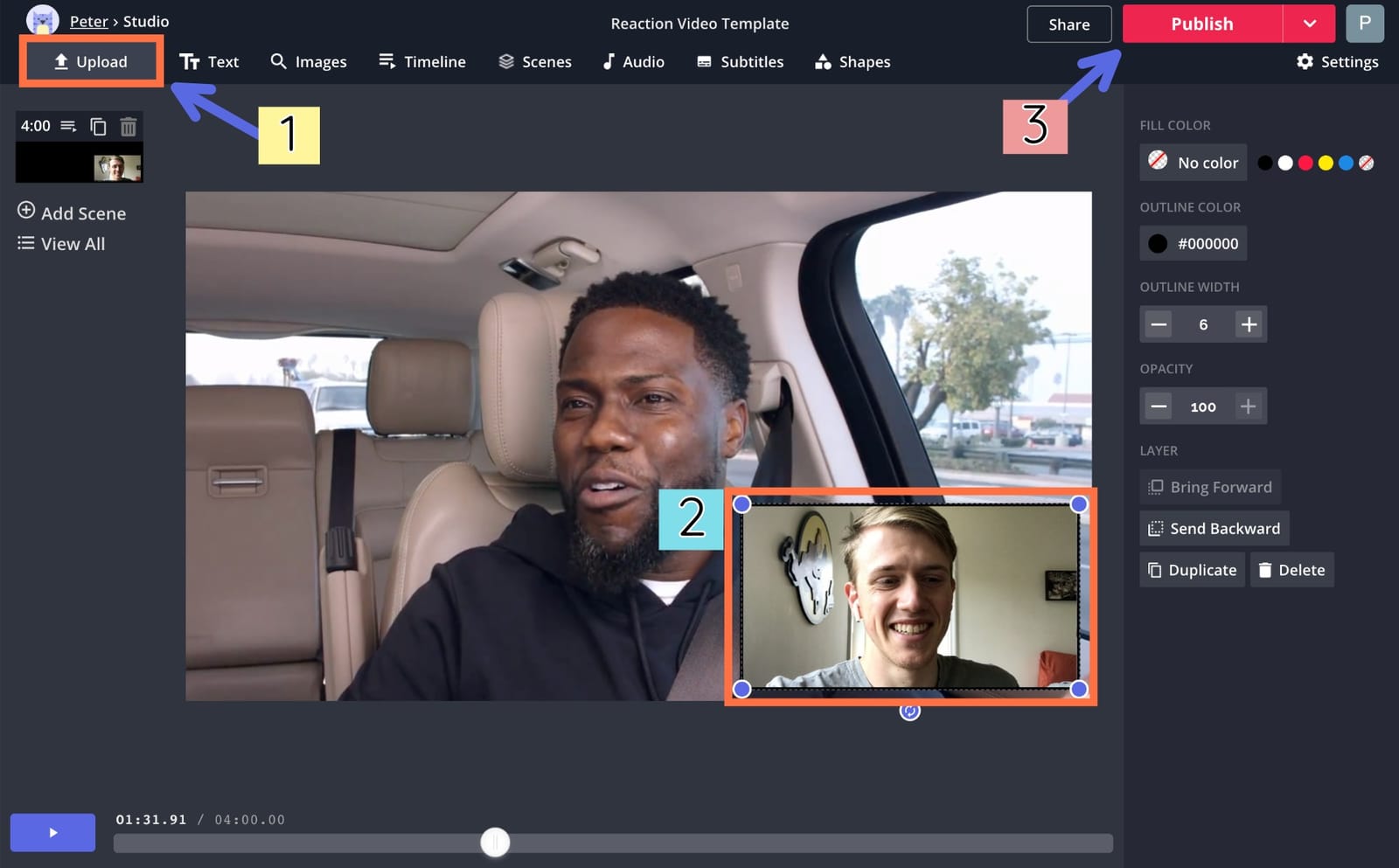 How to Record and Edit a Reaction Video in Your Browser