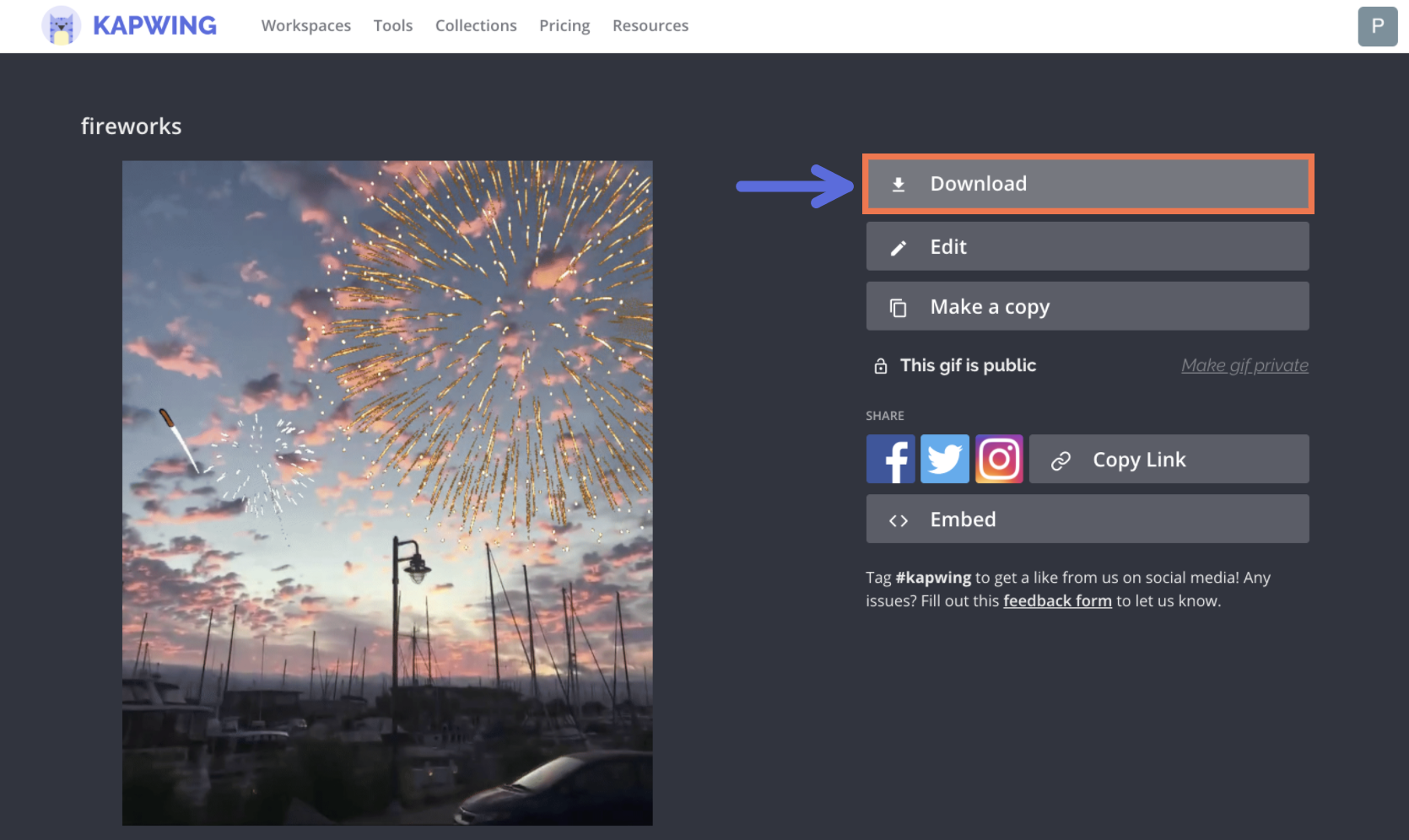 How to Add Fireworks to a Photo or Video Online
