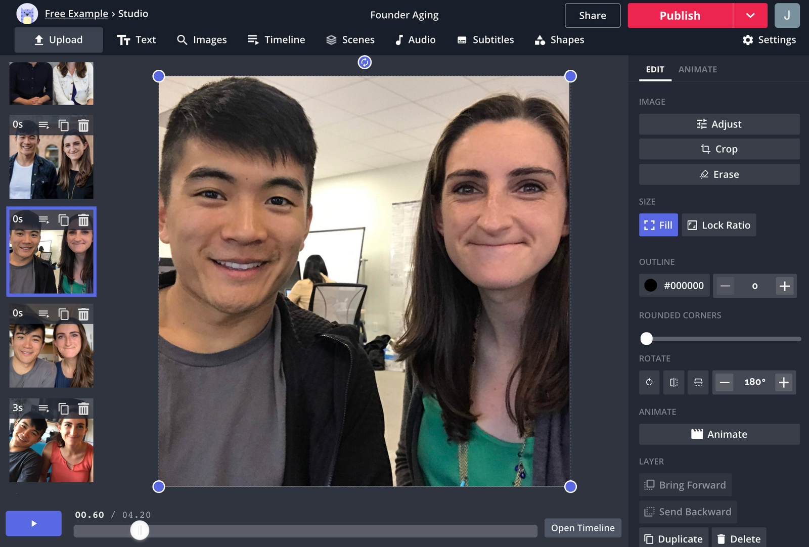 How to Create an Aging Time Lapse Video