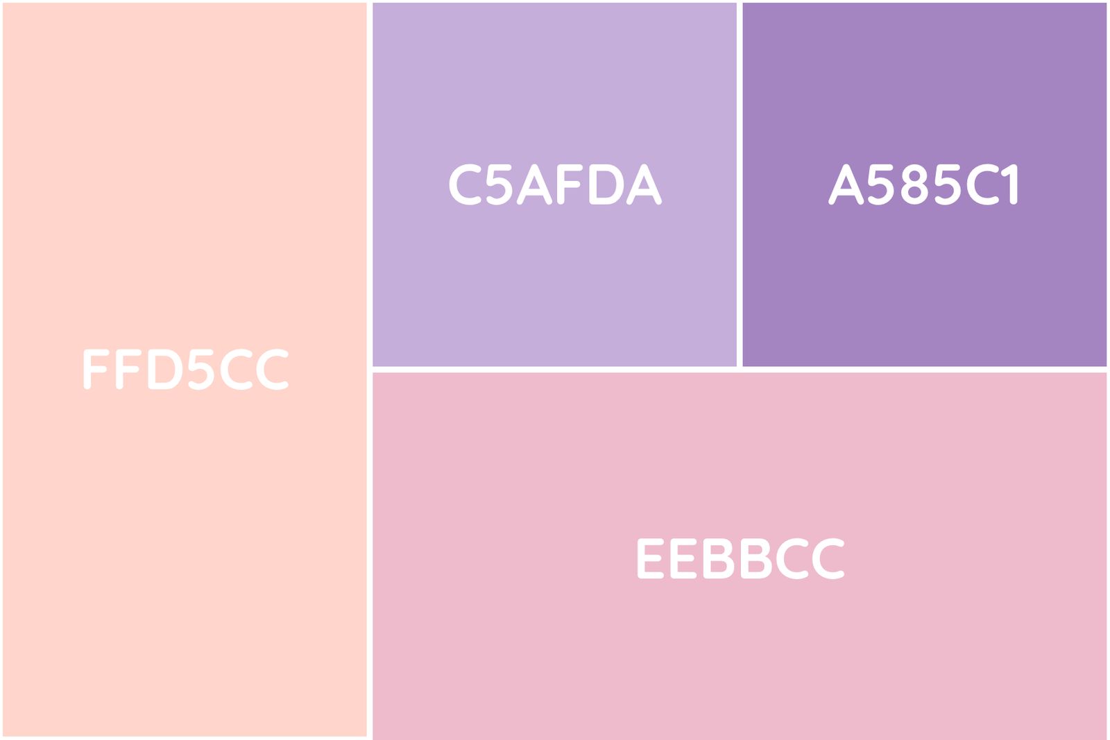 Pastel Colors – 5 Free, Editable Pastel Color Palettes