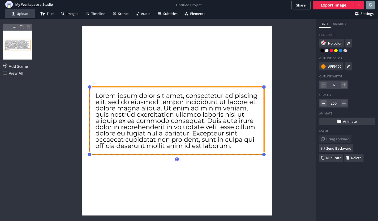 How to Add a Border or Outline to Text Online