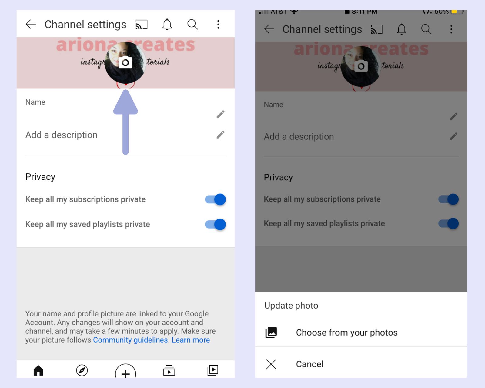 How to Change Your Profile Picture on YouTube