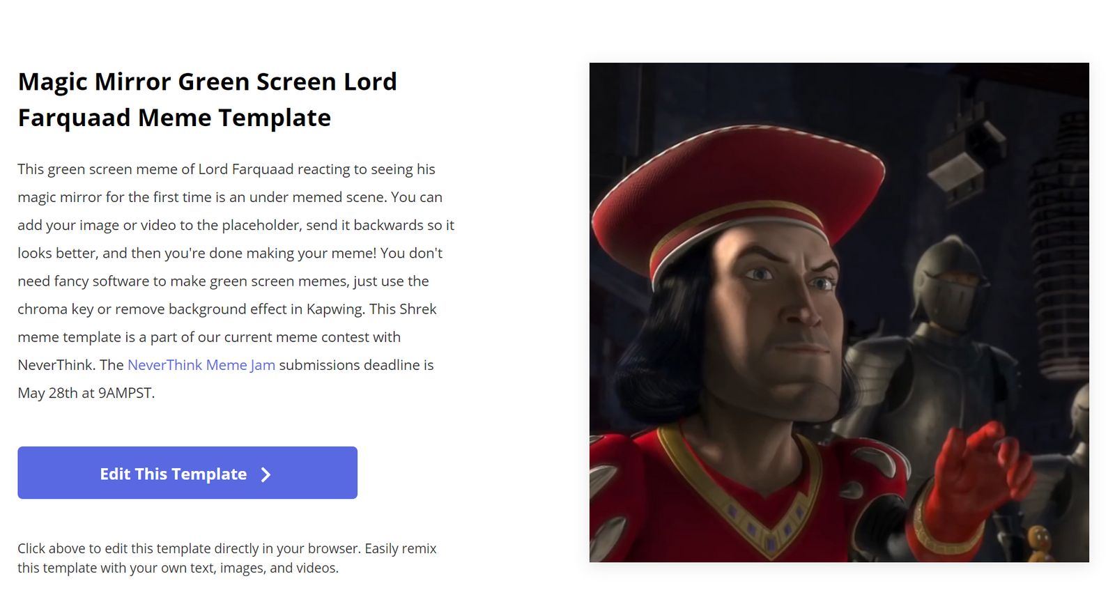 Neverthink + Kapwing Meme Jam Rules and How to Enter