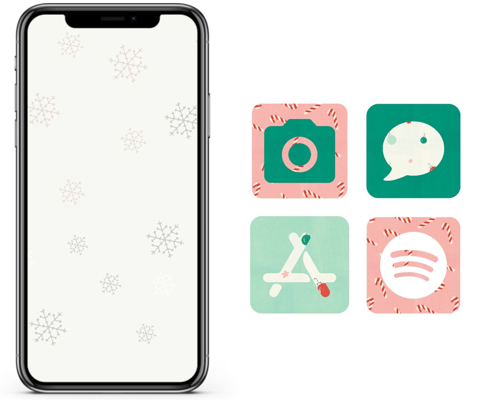 Aesthetic Christmas App Icons and How to Make App Covers