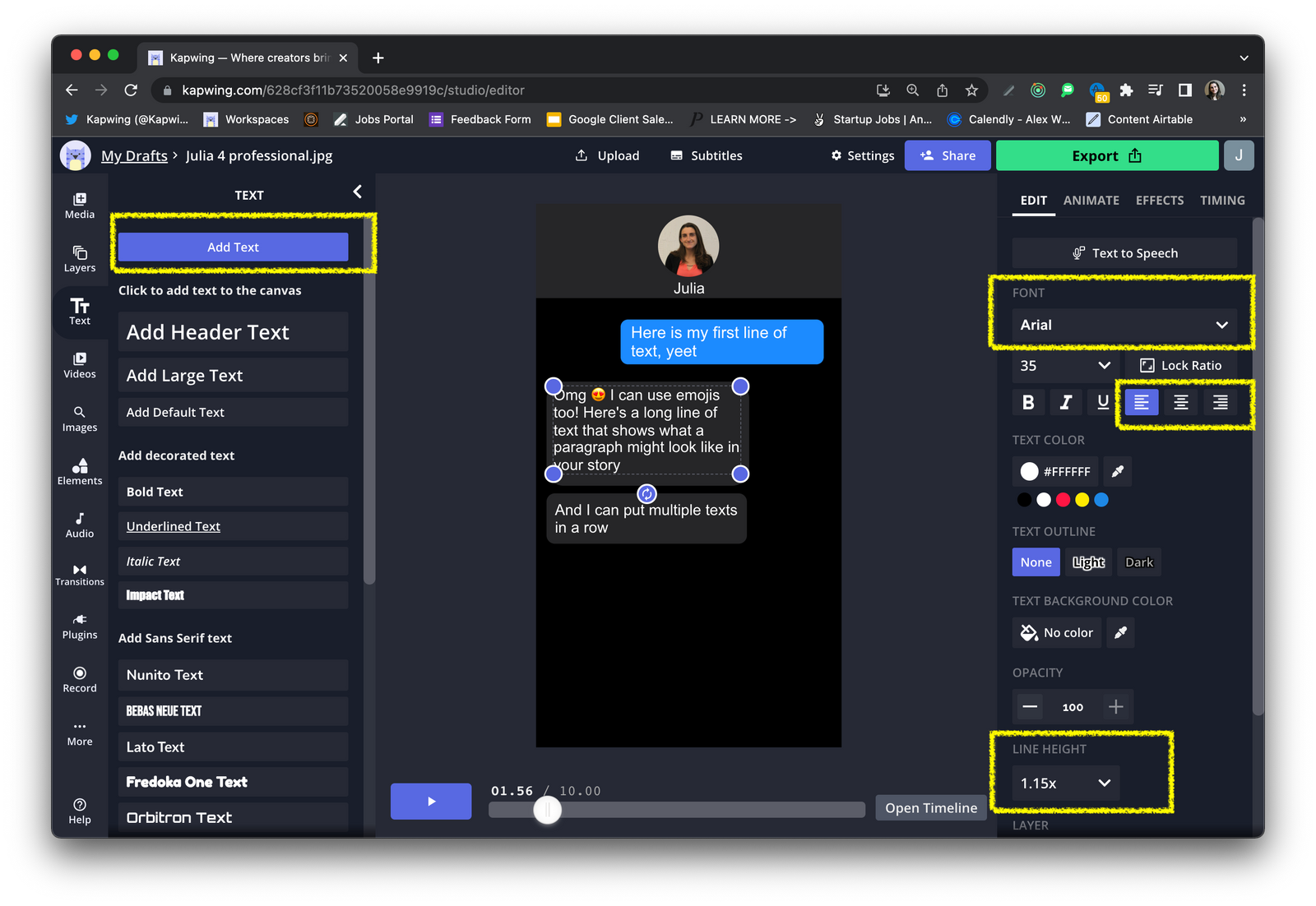 How to Make a Fake Texting Story Video
