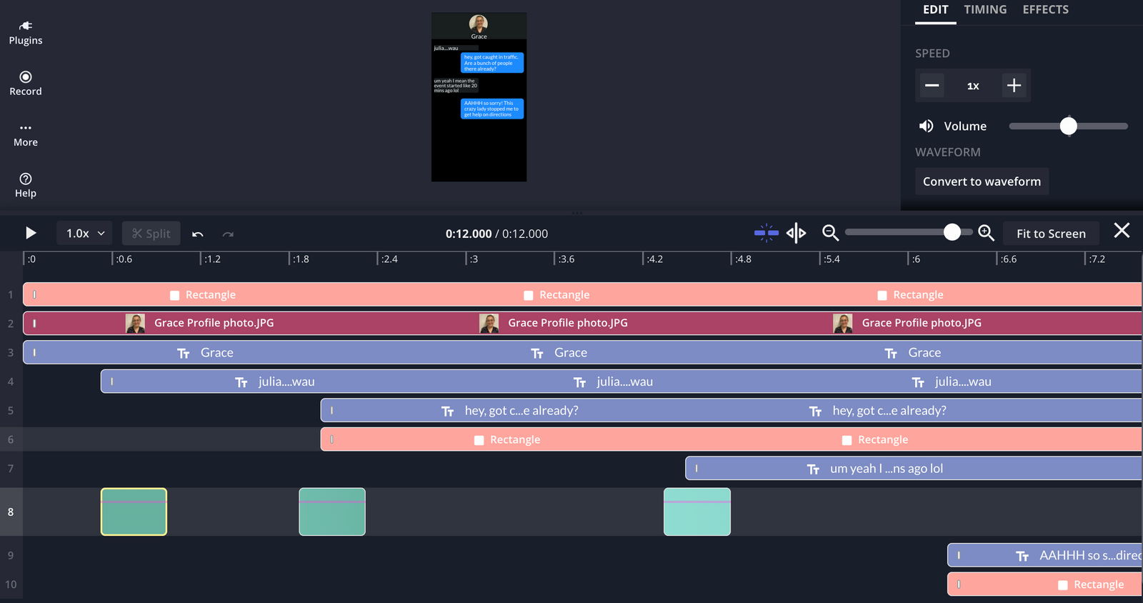 How to Make a Fake Texting Story Video