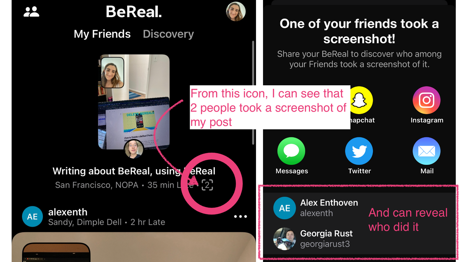 Screenshots on BeReal: How to See Who Screenshots a Photo