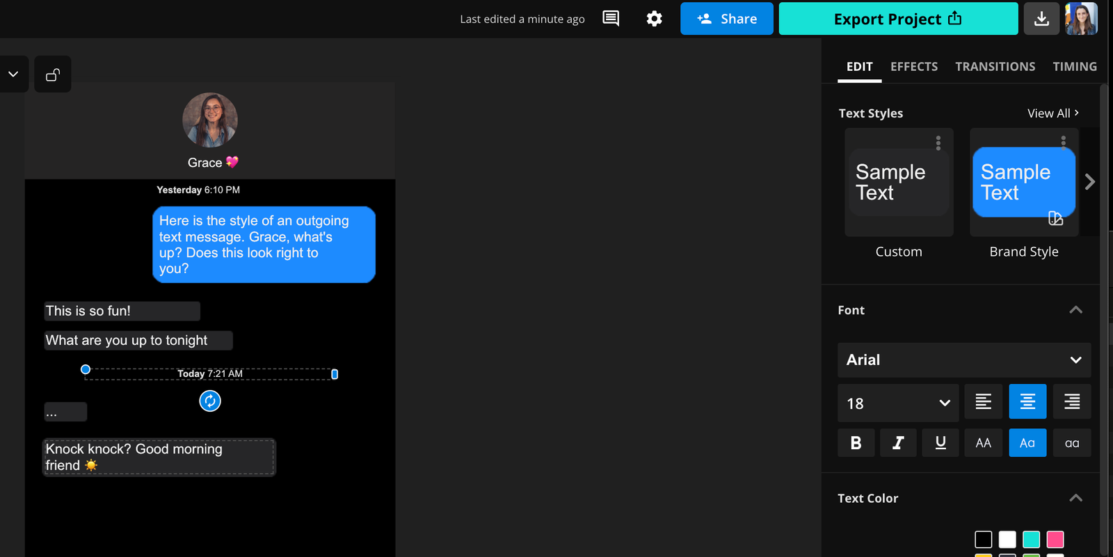 How to Make a Fake Texting Story Video