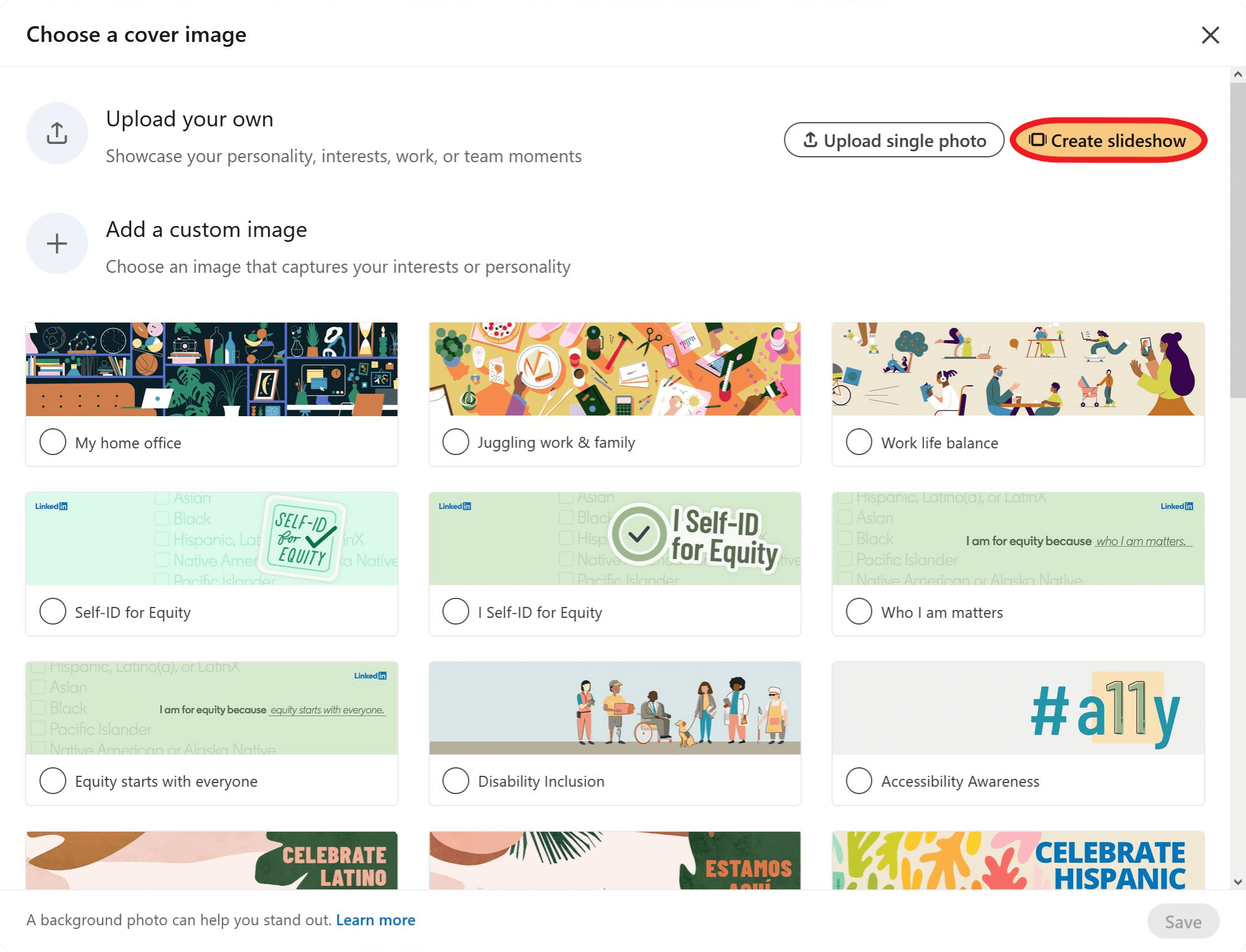 How to Change Your LinkedIn Banner or Add an Image Slideshow