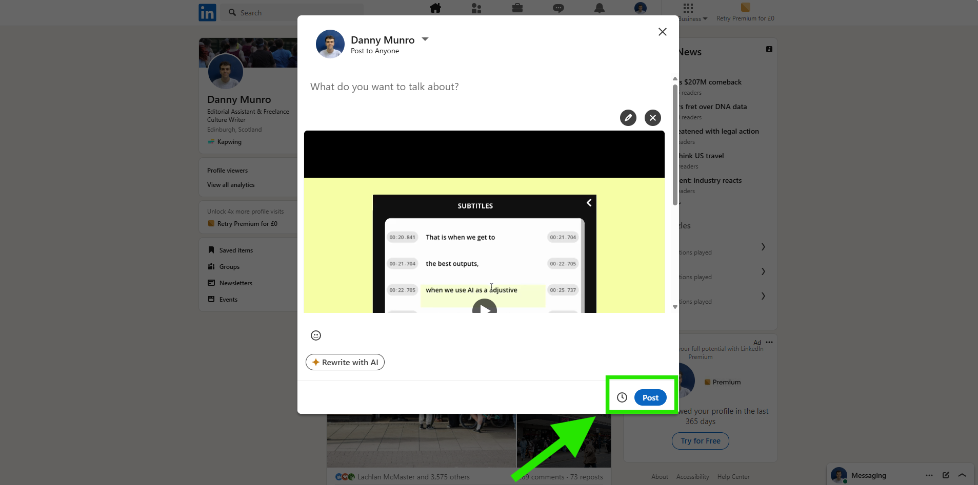 LinkedIn Vertical Video Guide: Limit, Aspect Ratio, How to Post