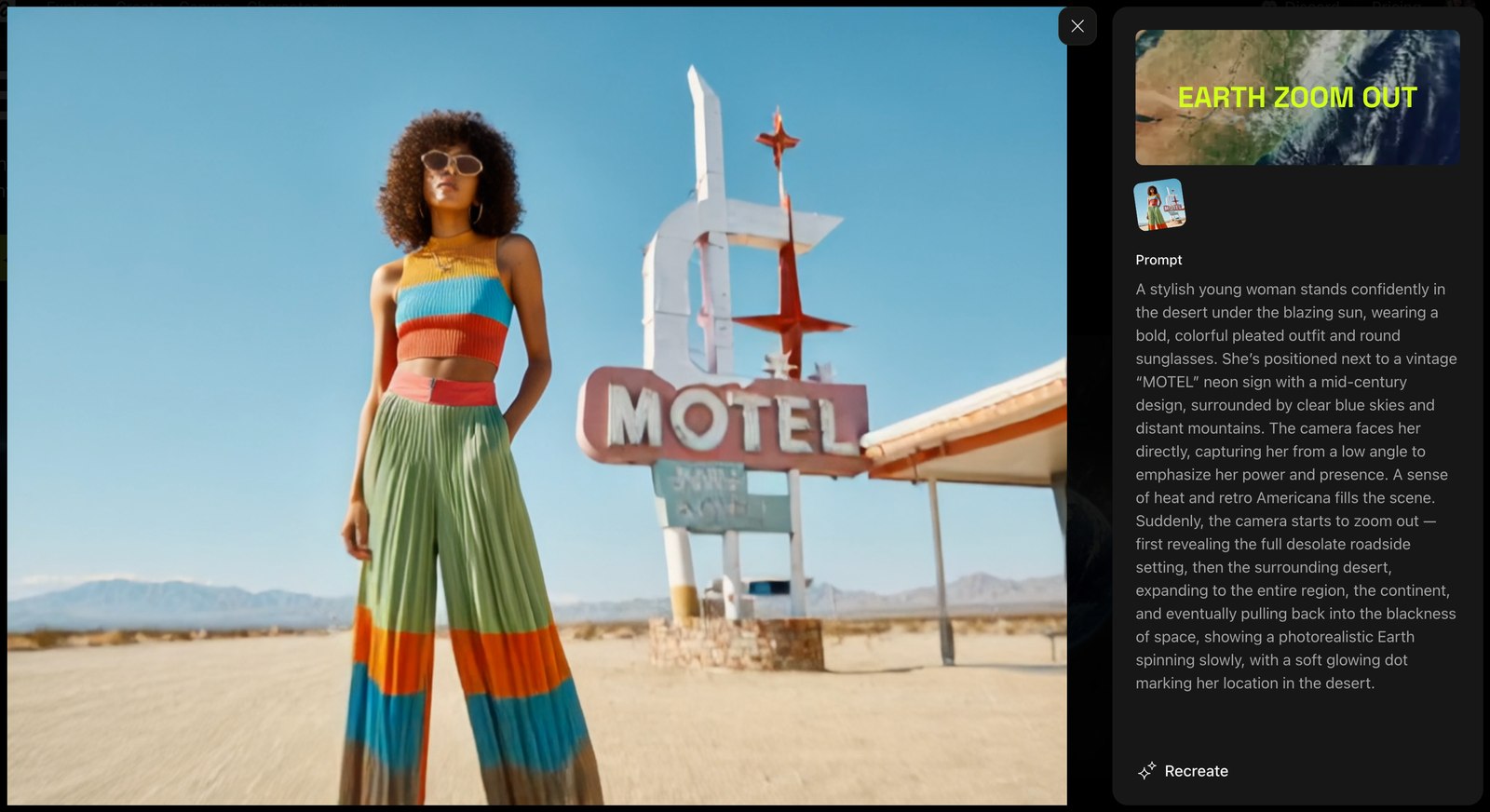 How to Make an AI Earth Zoom Out Video (Higgsfield AI)