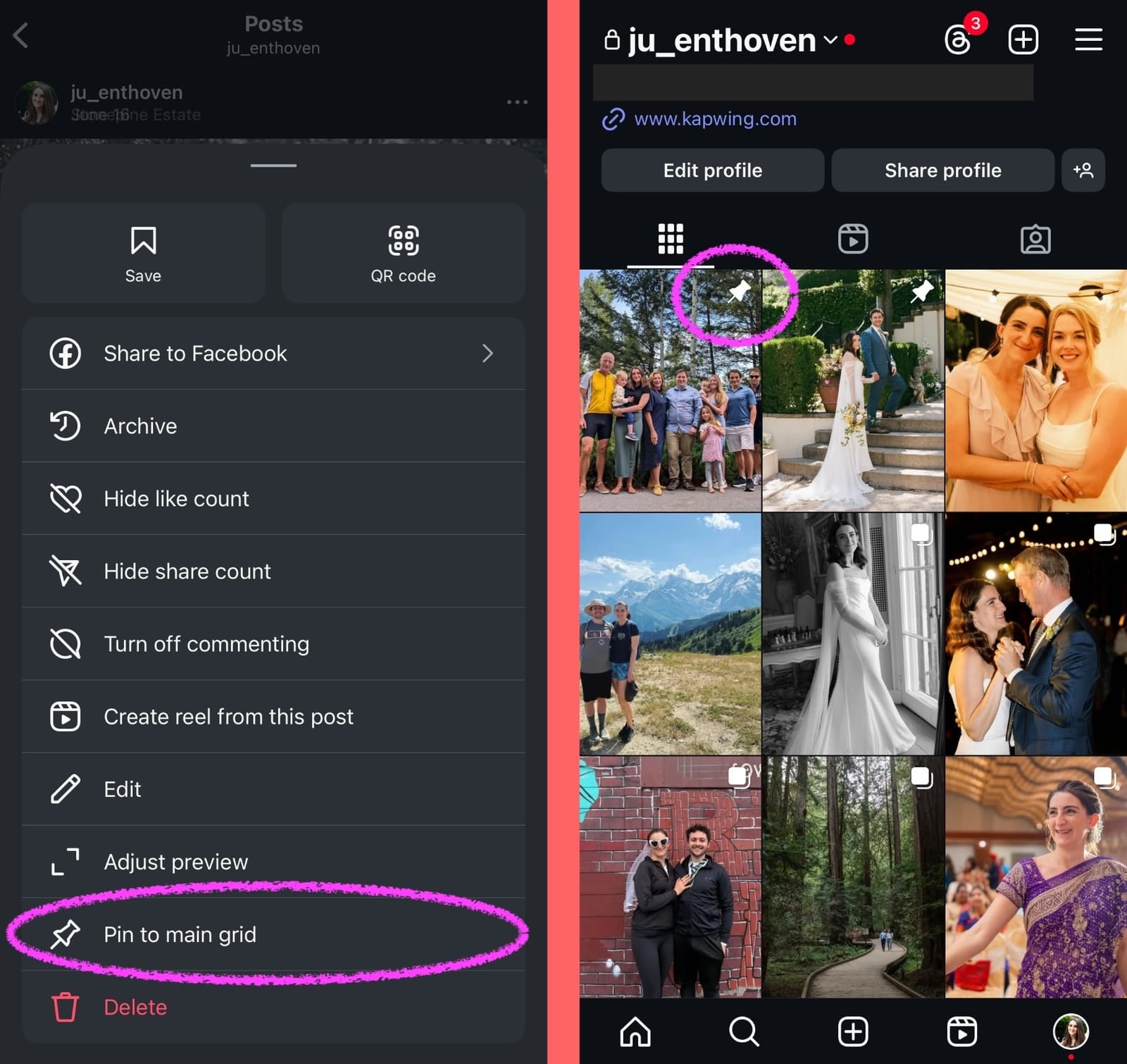 How to Pin Posts on Instagram (with Examples)