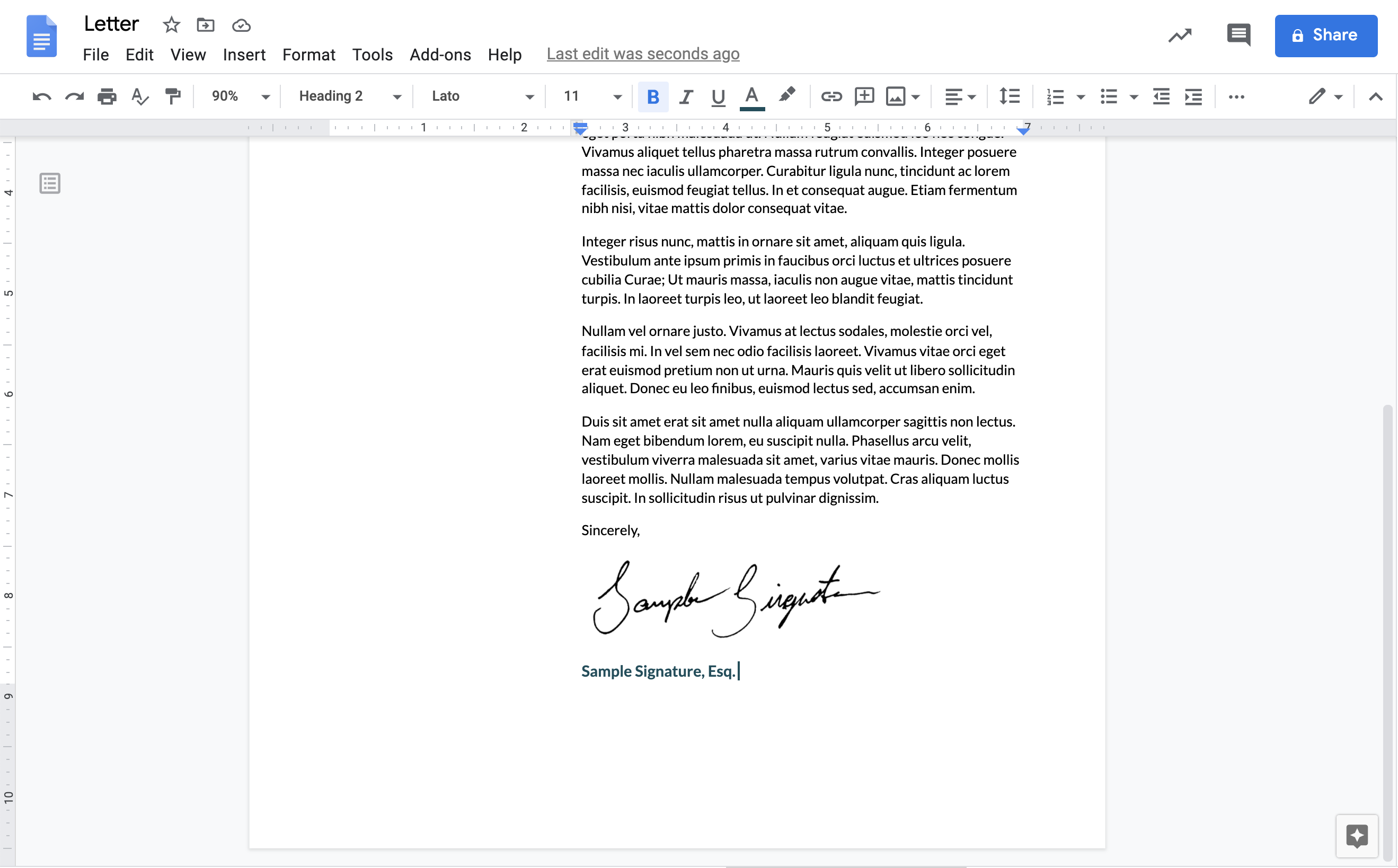 How to Add a Handwritten Signature to Word or Google Docs
