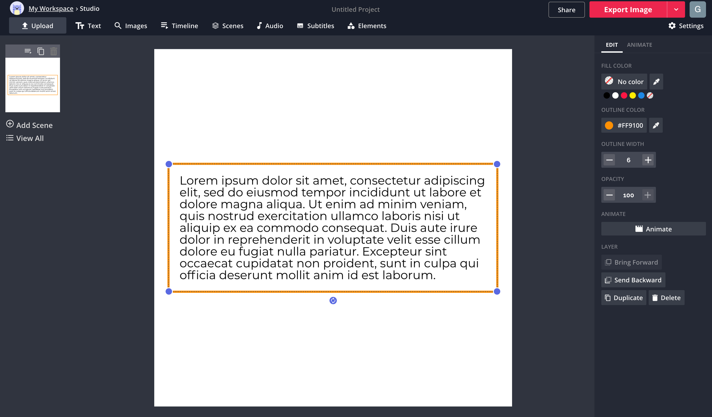 How to Add a Border or Outline to Text Online