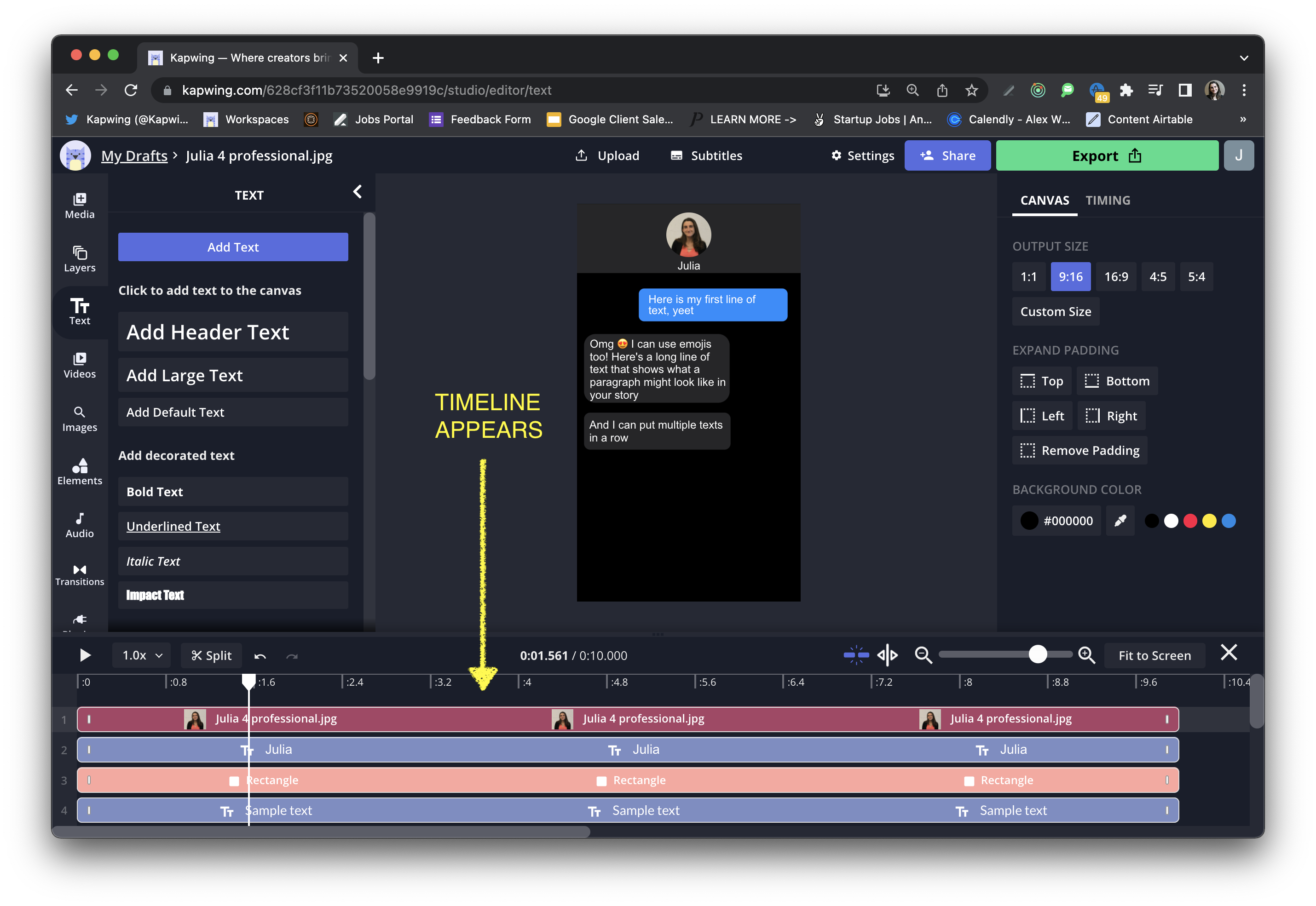 How to Make a Fake Texting Story Video