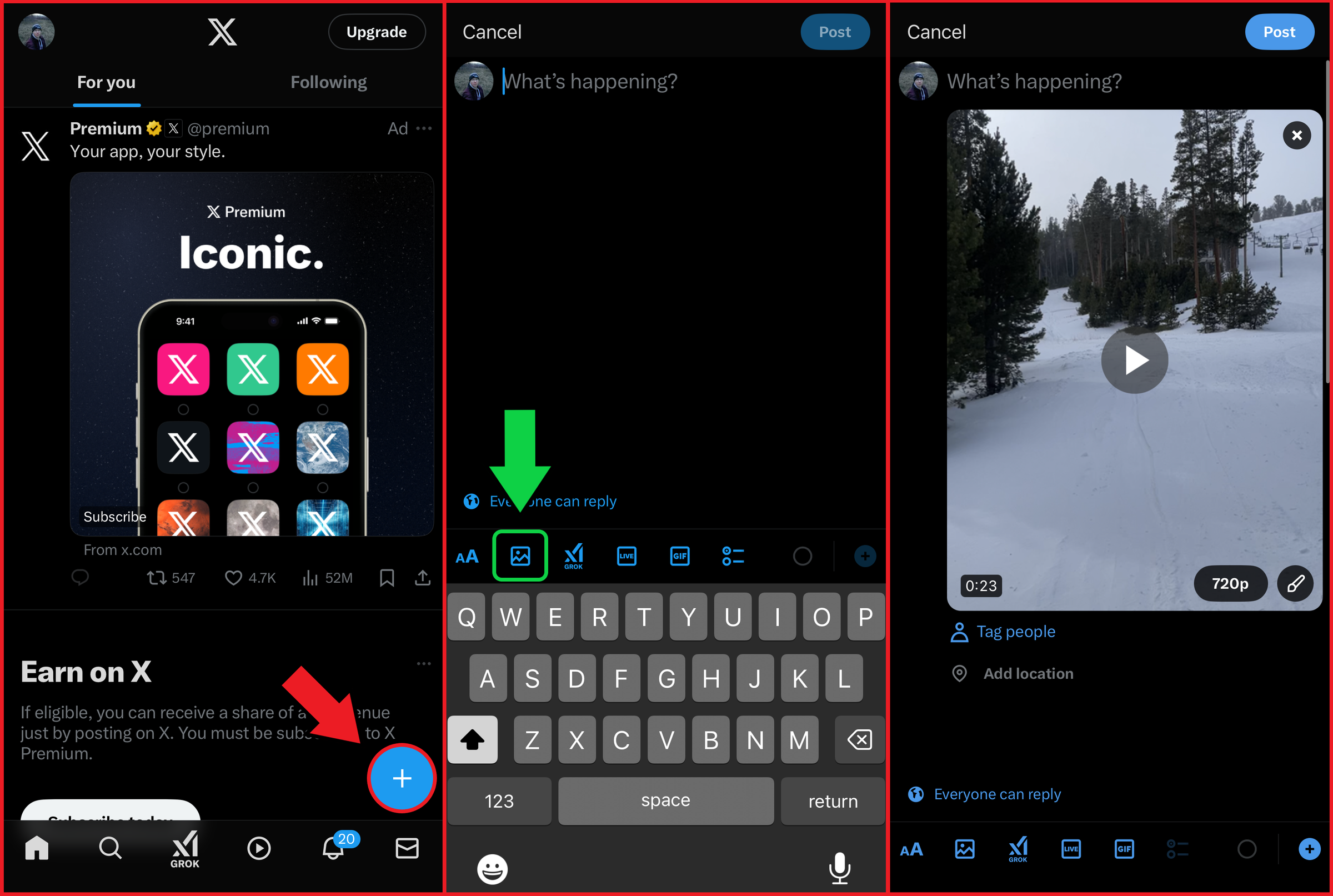 How to Post Videos on X in 2025 (Vertical Video Tab)