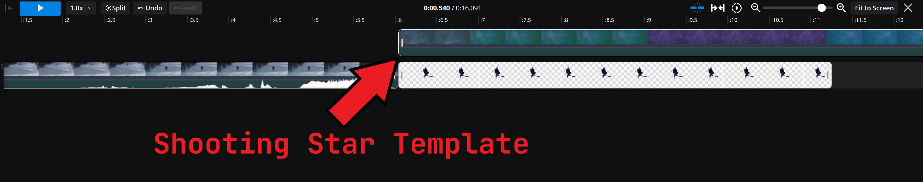 How to Make a Shooting Star Meme Video or GIF