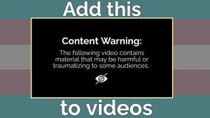 How to Add a Content Warning to any Video For Free
