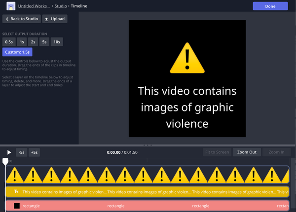 How to Add a Content Warning to any Video For Free